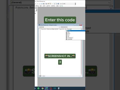 Extract Names in Excel! #tutorial
