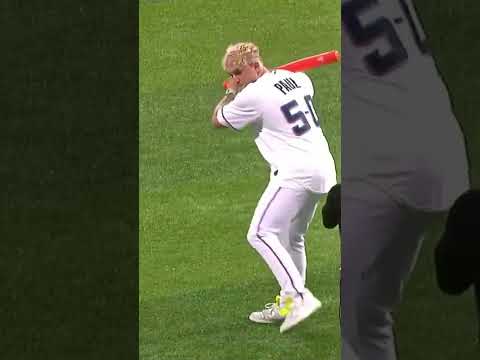 Jake Paul showing what he'd do if he got a hold of one 💯💯💯