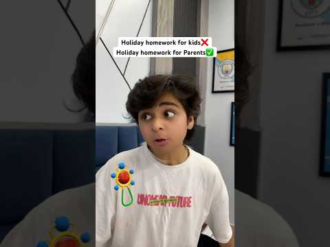 Holiday homework😭🙏🏻 | Raj Grover | #shorts