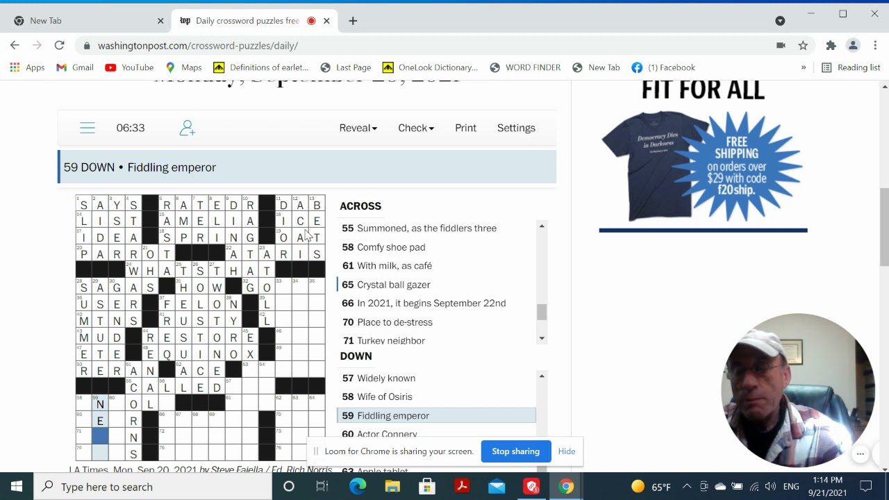 Daily crossword puzzles free from The Washington Post   The Washington Post 1