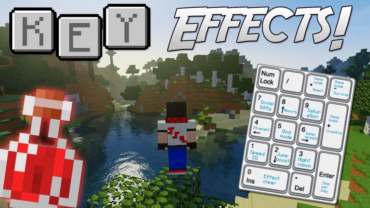 Key Effects [Epic Key Bindings!] | Minecraft Mod Showcase!