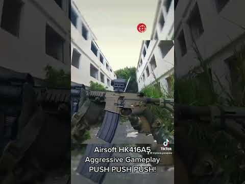 Hk416A5 Airsoft Replica CQB Red dot Gameplay