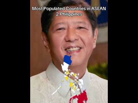 Most Populated Countries in ASEAN #country #edit #asean #population