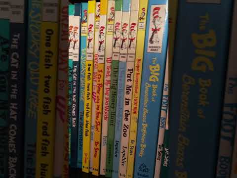Dr.Seuss Books-been collecting since 2006 and pass on to his siblings
