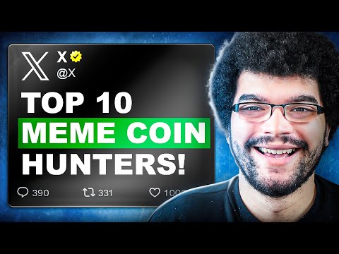 TOP 10 X Accounts To Follow For MEME COIN Alpha!