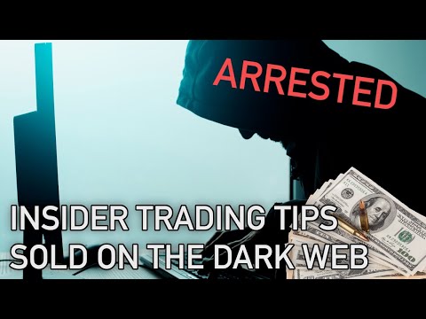 Massive Insider Trading Network on Dark Web Exposed