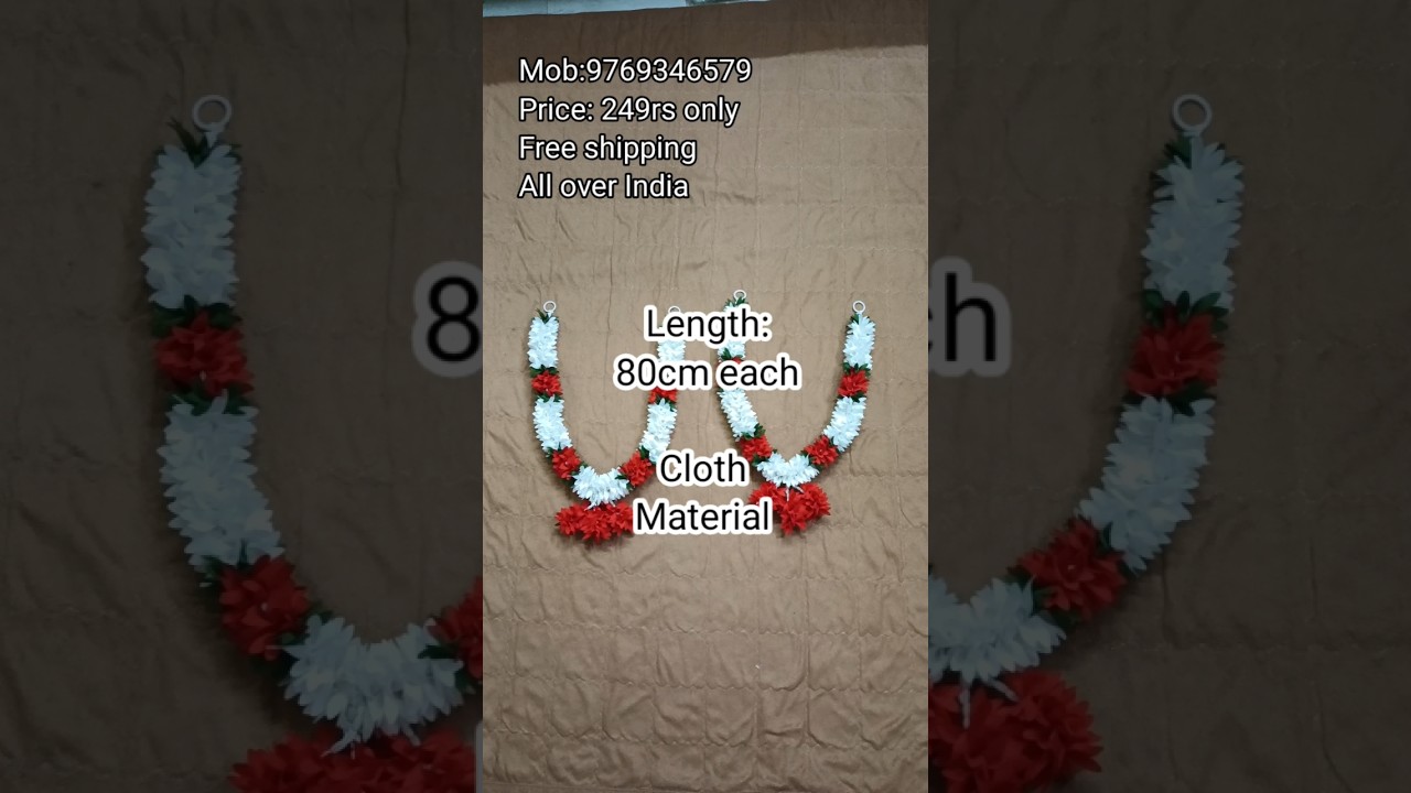 Artificial Garland (pack of 2) just for 249rs with free shipping ❤️