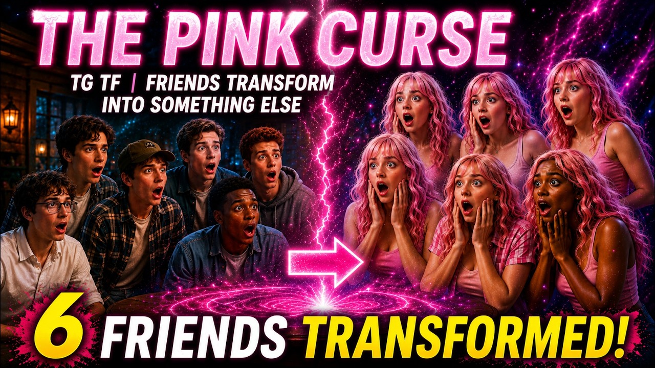 The Pink Curse TG TF | Friends Transform Into Something Else