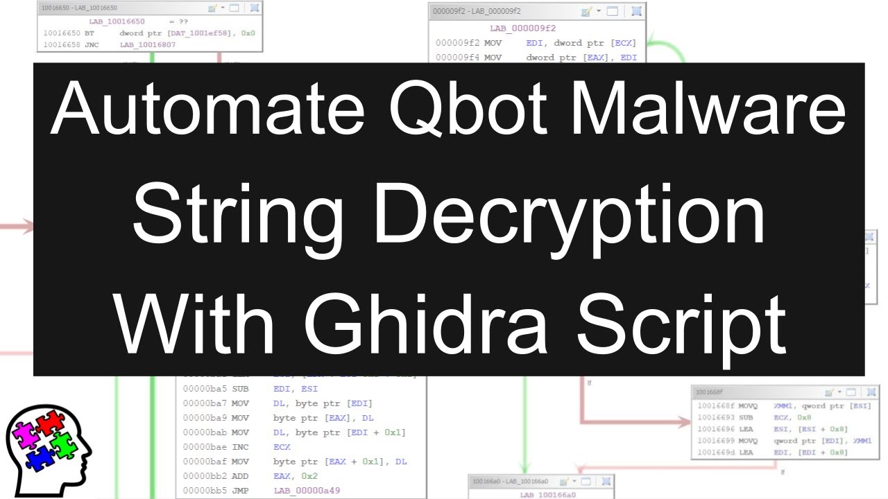 Automate Qbot Malware String Decryption With Ghidra Script