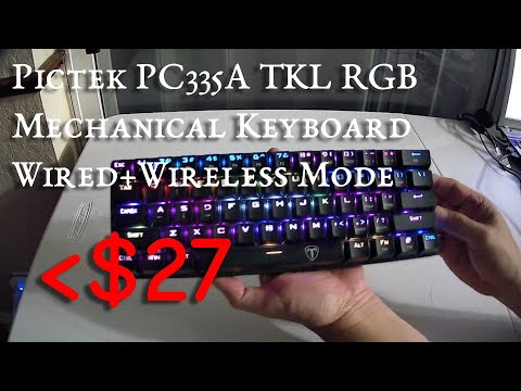Unboxing EP8: PICTEK PC335A 60% Wireless RGB Mechanical Keyboard for less than $30
