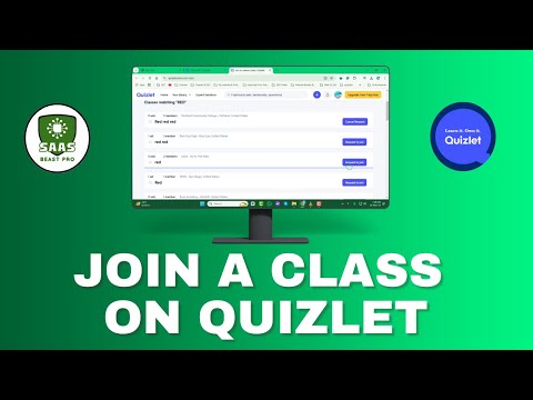 How to Join a Class On Quizlet
