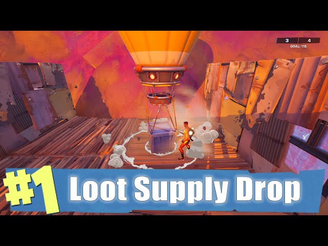 Where to loot supply drops in Fortnite Season 7 (Week 5 Epic challenge)