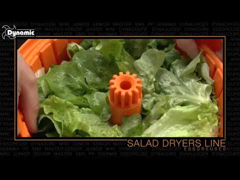 Dynamic Mixers EM98 Commercial Electric Salad Spinner, 5 Gallon Capacity, E003.1.B.T, Orange, 115V