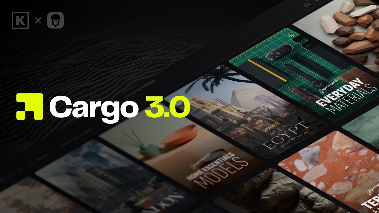 Cargo 3.0 is Here | Greyscalegorilla + KitBash3D | Everything 3D Artists Need, All in One Platform