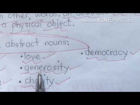 What is an ABSTRACT NOUN in a Sentence?( An intangible concept)#Ramztutorial Channel🙏🙏📚📚🖍✏️🌏
