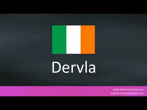 How to pronounce "Dervla". (Irish Name)