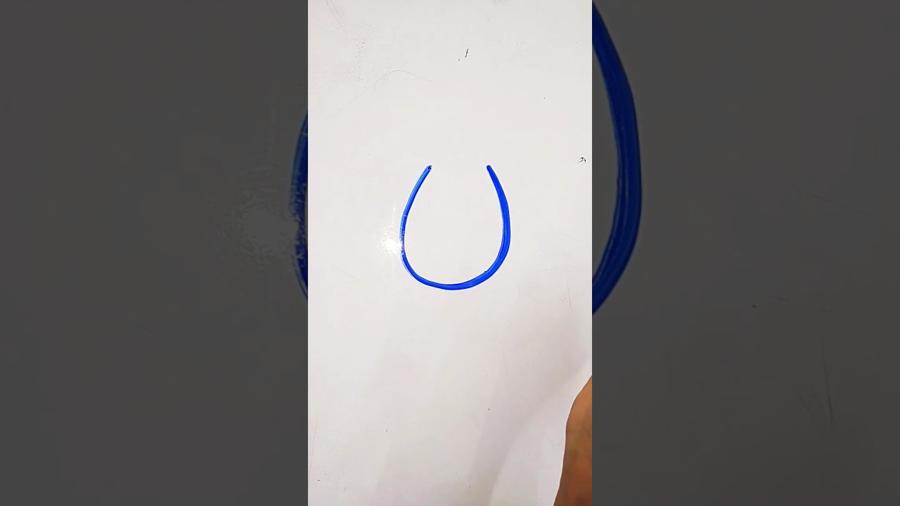 How to draw a horseshoe 🧲 #howtodraw #kidsdrawing #shorts @PalakEducationArts