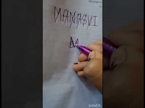 Manasvi name logo #viral #drawing #trending