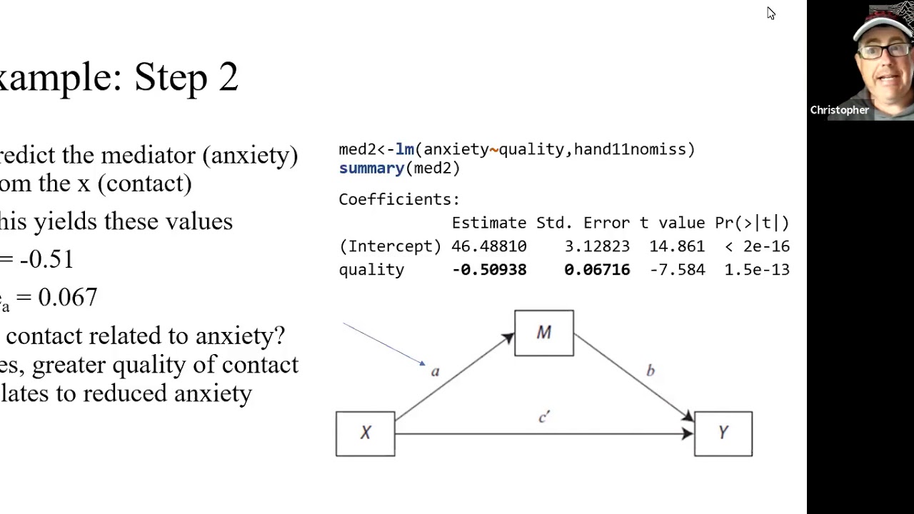 Mediation II: Single Variable Example and Calculations