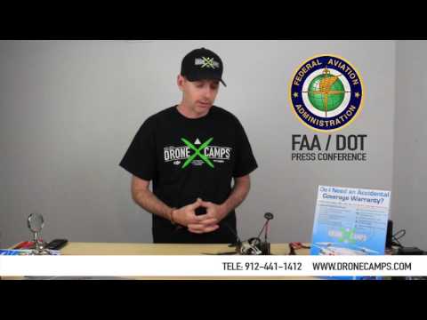 FAA / DOT - Drone Press Conference, What you need to know.