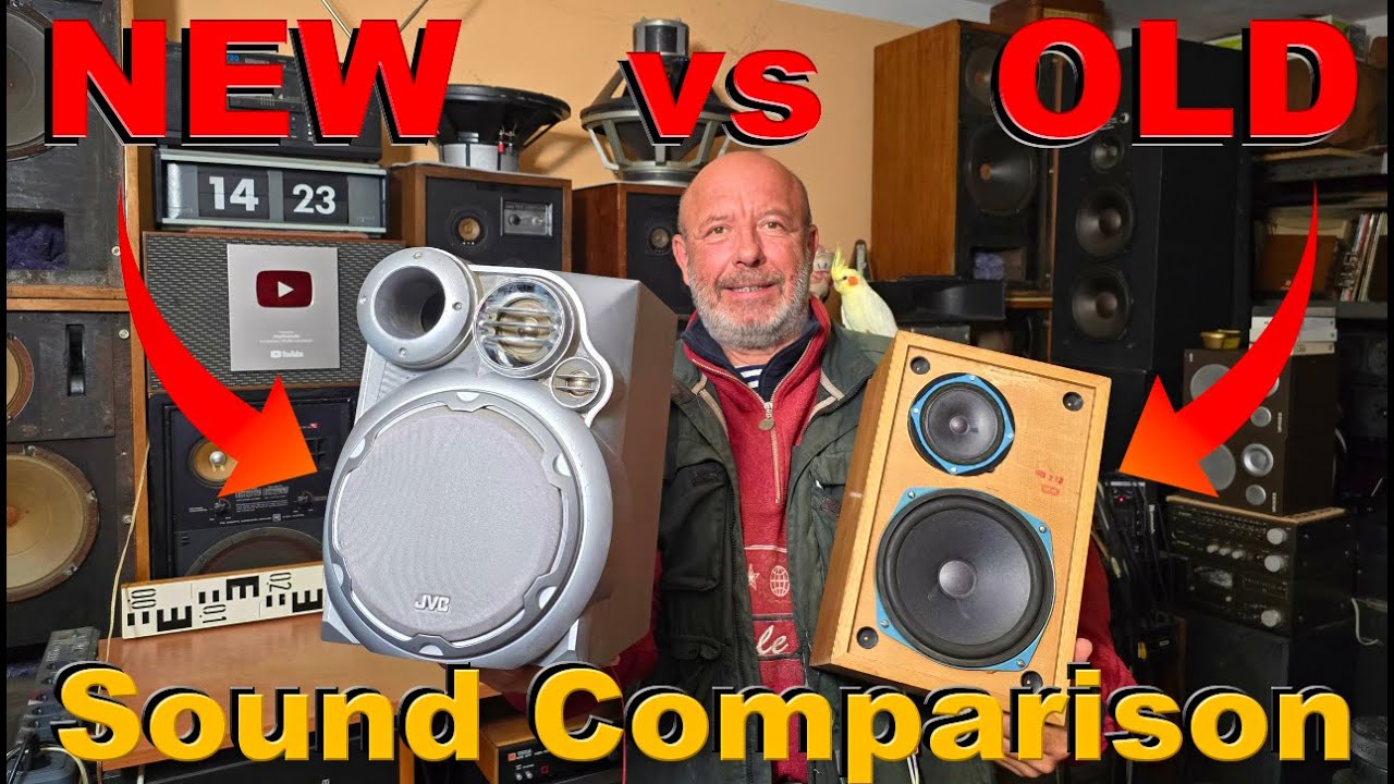 OLD VINTAGE TESLA vs NEW JVC - BOOKSHELF SPEAKERS Sound Comparison Test