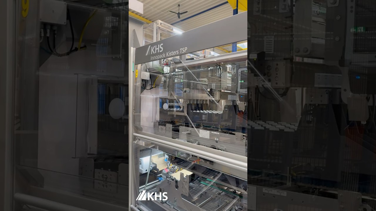 Maximum flexibility for your final #packaging 📦 KHS Innopack Kisters TSP A with BottleClip