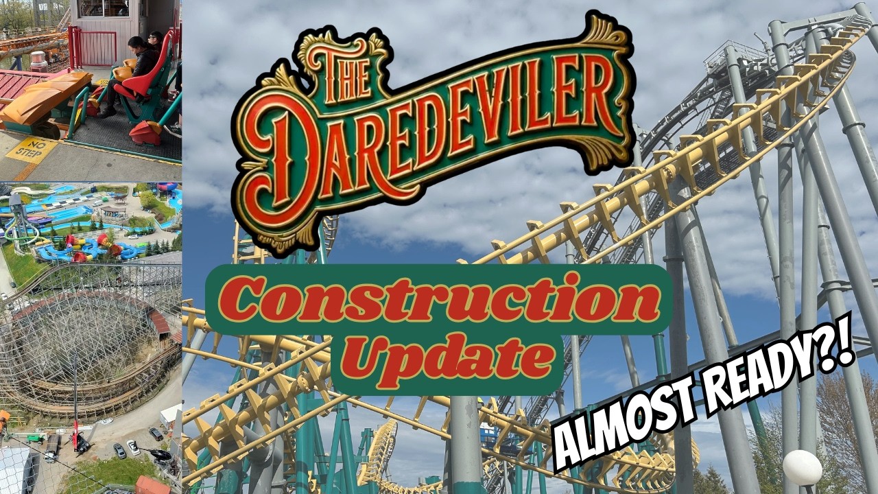 DareDeviler Construction Update #7 | More Painting | Canada’s Wonderland | Thrill Warrior