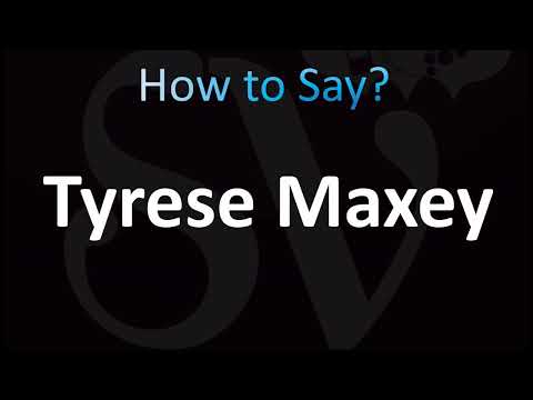 How to Pronounce ''Tyrese Maxey'' Correctly! (NBA)