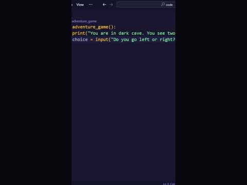 Text based adventure game in Python & #python #programming