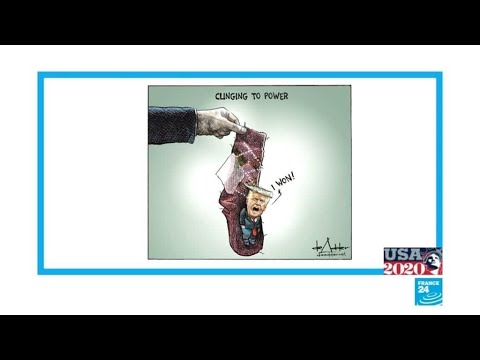 'Clinging to power': Cartoonists give their take on US presidential election