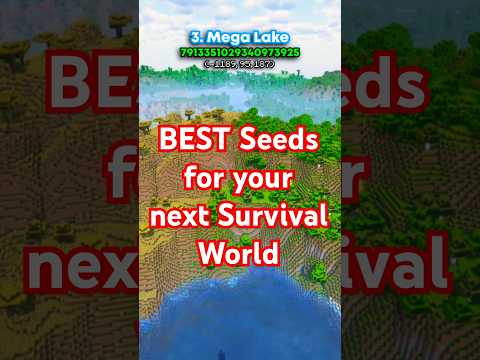 The Coolest Minecraft Seeds for Bedrock & Java (watch until the end)