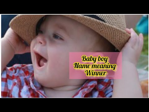 Baby name meaning winner