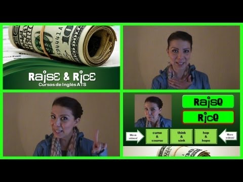 PRONUNCIATION: RAISE - RICE