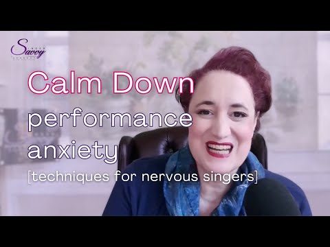 How to Handle Performance Anxiety: Calming Techniques for Singers