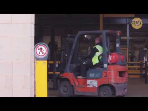 Safety signage to improve industrial safety messaging in industrial facilities
