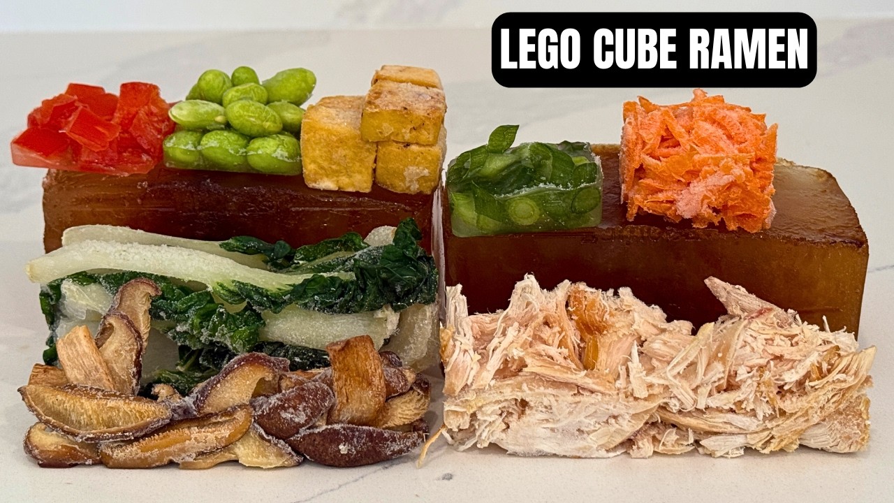 Lego Cube Ramen Meal Prep in Souper Cubes
