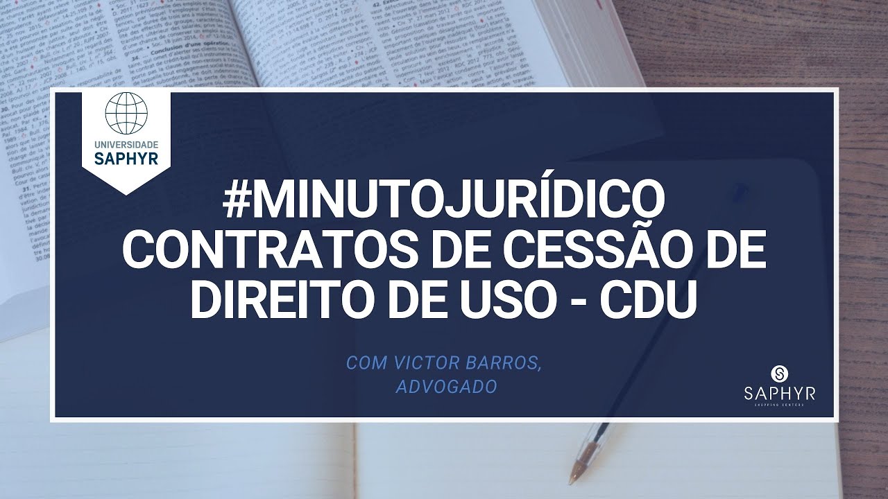 #minutojurídico - Contratos de cessão de direito de uso - CDU