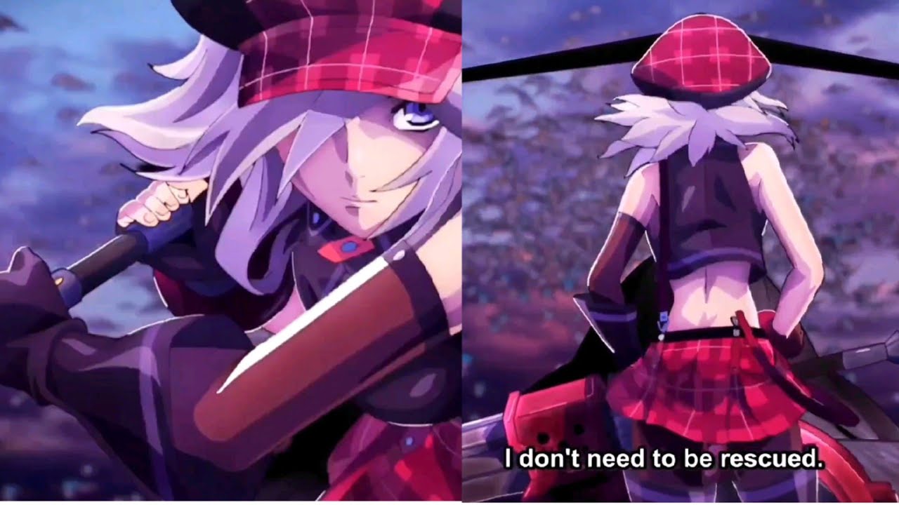 [4k effects] Alisa - God eater, on top a plane battle.