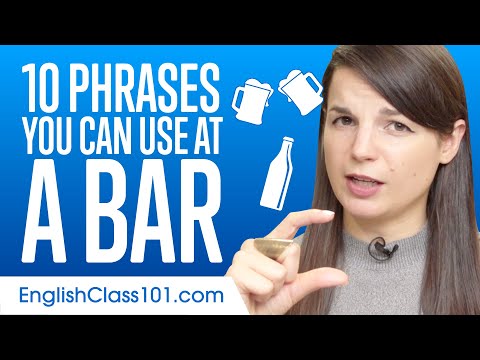 10 English Phrases You Can Use at a Bar