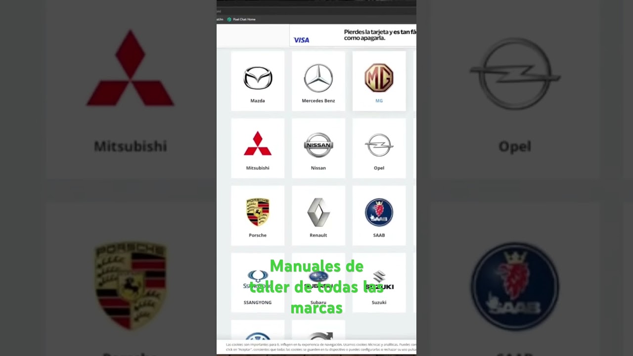 Manuales de taller página web de todas las marcas