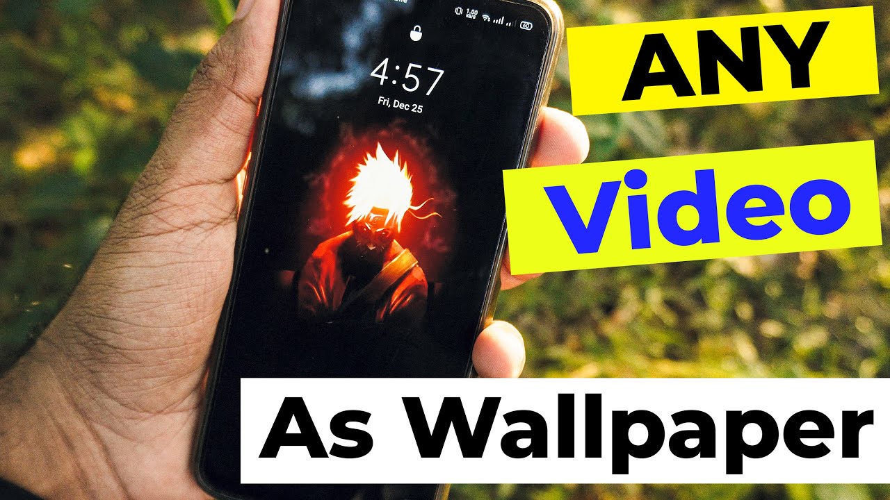 HOW TO PUT/SET ANY VIDEO as WALLPAPER (Homescreen and Lockscreen) ON ANY ANDROID Phone
