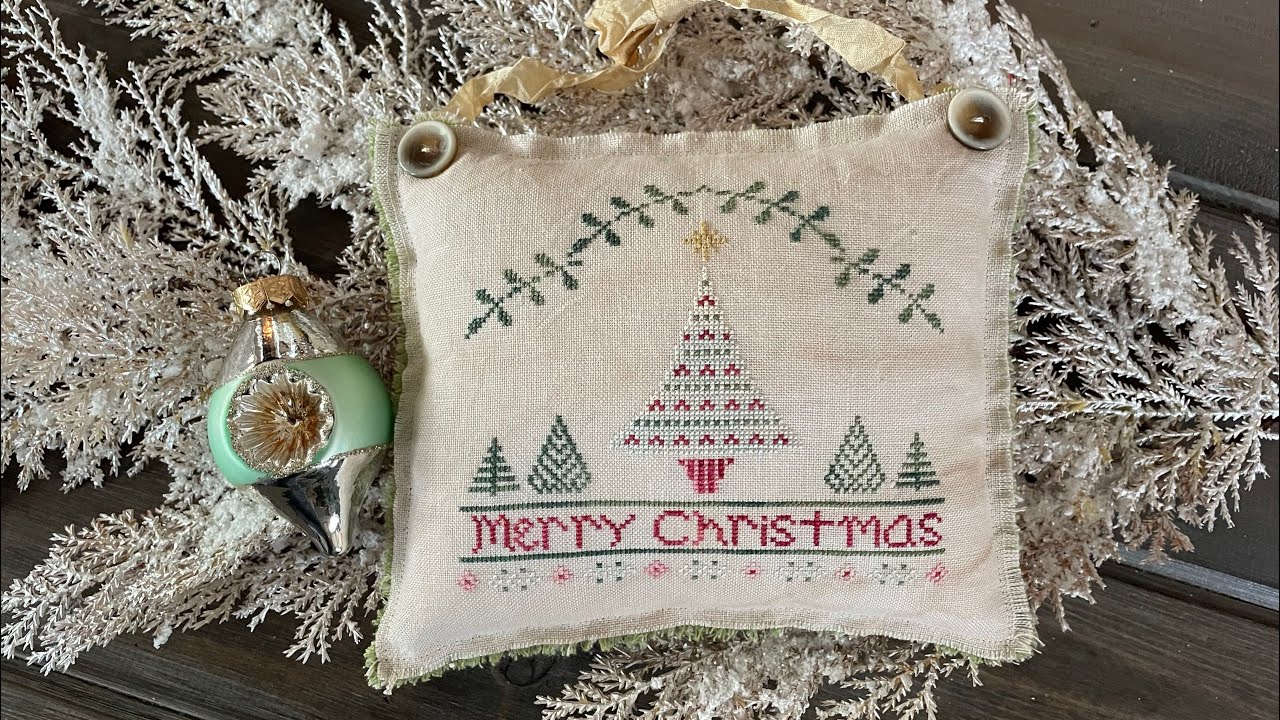 Chenille-it on cross stitch tutorial