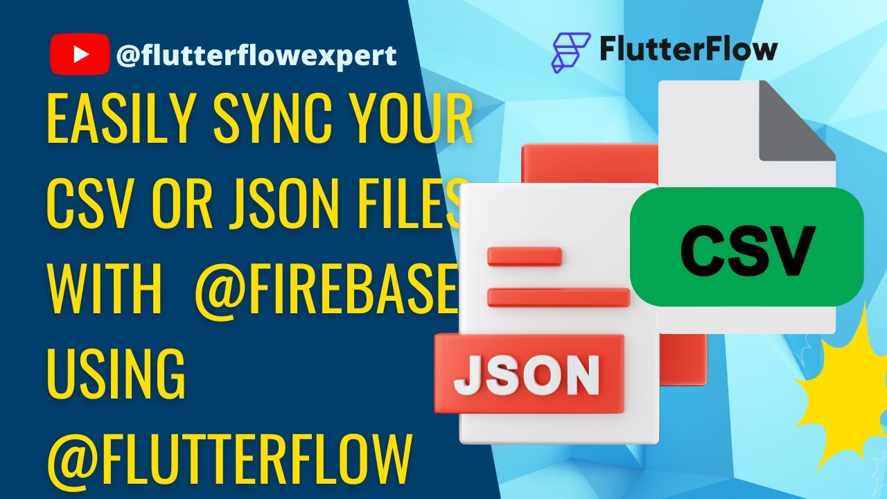 Easily Import Your CSV or JSON Files with @Firebase / @Supabase Using @FlutterFlow