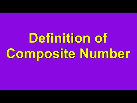 what is the definition of composite number