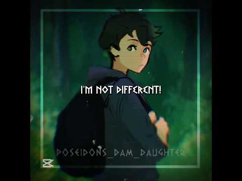 I’m not different! Am I? #percyjackson #edit #angstedit
