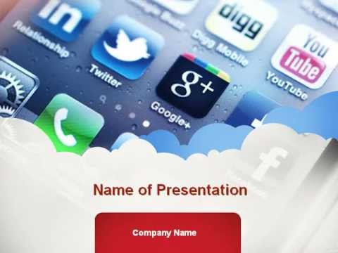 Social Media Applications PowerPoint Template