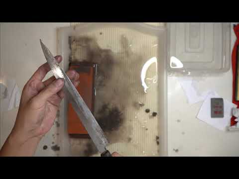 Suisin Inox Honyaki Yanagi Sharpening - part 2