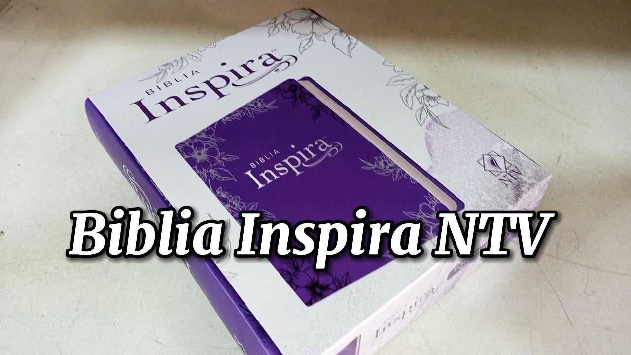 Biblia Inspira NTV Morada Tapa Dura - Biblia de Apuntes