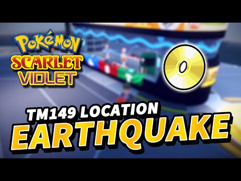 Pokemon Scarlet & Violet How to get EARTHQUAKE TM (TM149 Earthquake Location)
