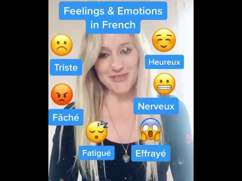 Emotions in French
